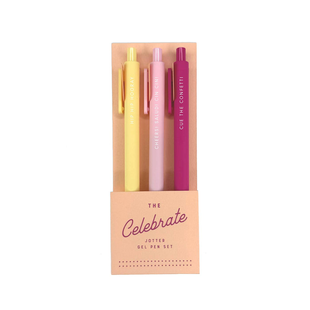 Celebrate Jotter Gel Pen : Set of 3 – farmette co