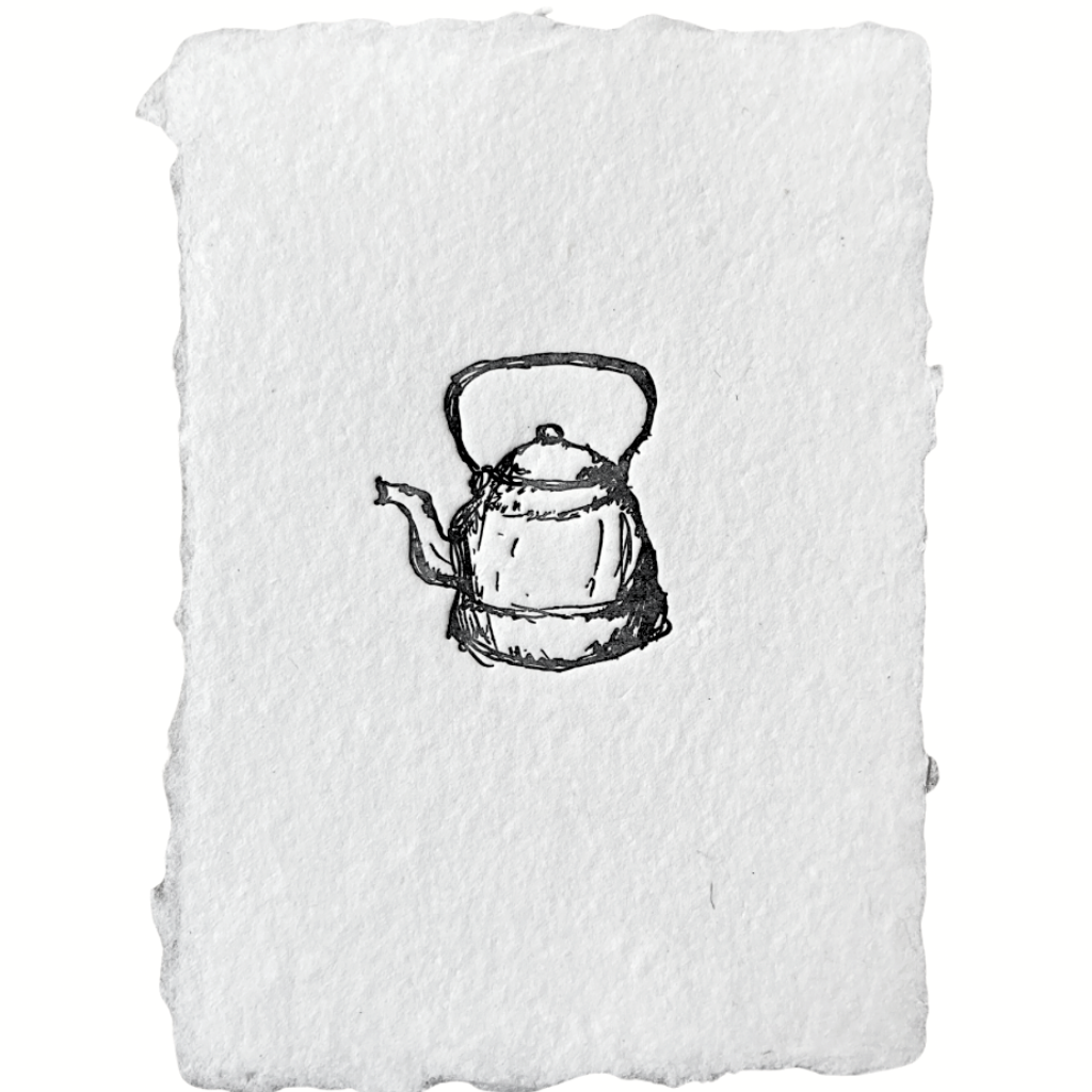 homemade paper simple minimalist art print – farmette co